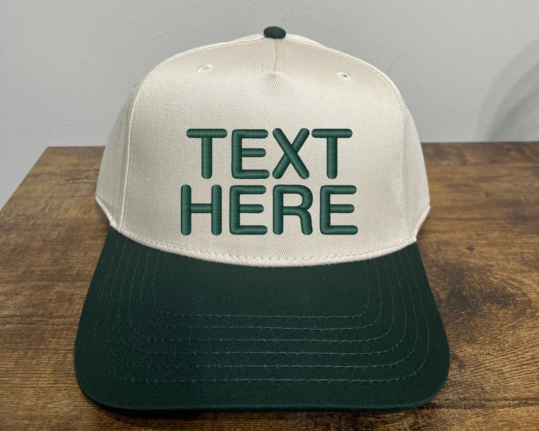 Personalized Embroidered Hat, Custom Embroidered Cap, Retro Snapback ...