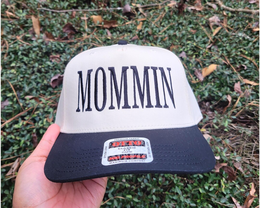 Mommin Embroidered Hat, Mom Baseball Hat, 5 Panel Mother Cap, Mother's ...