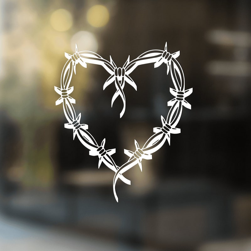 Heart Car Decal - Etsy