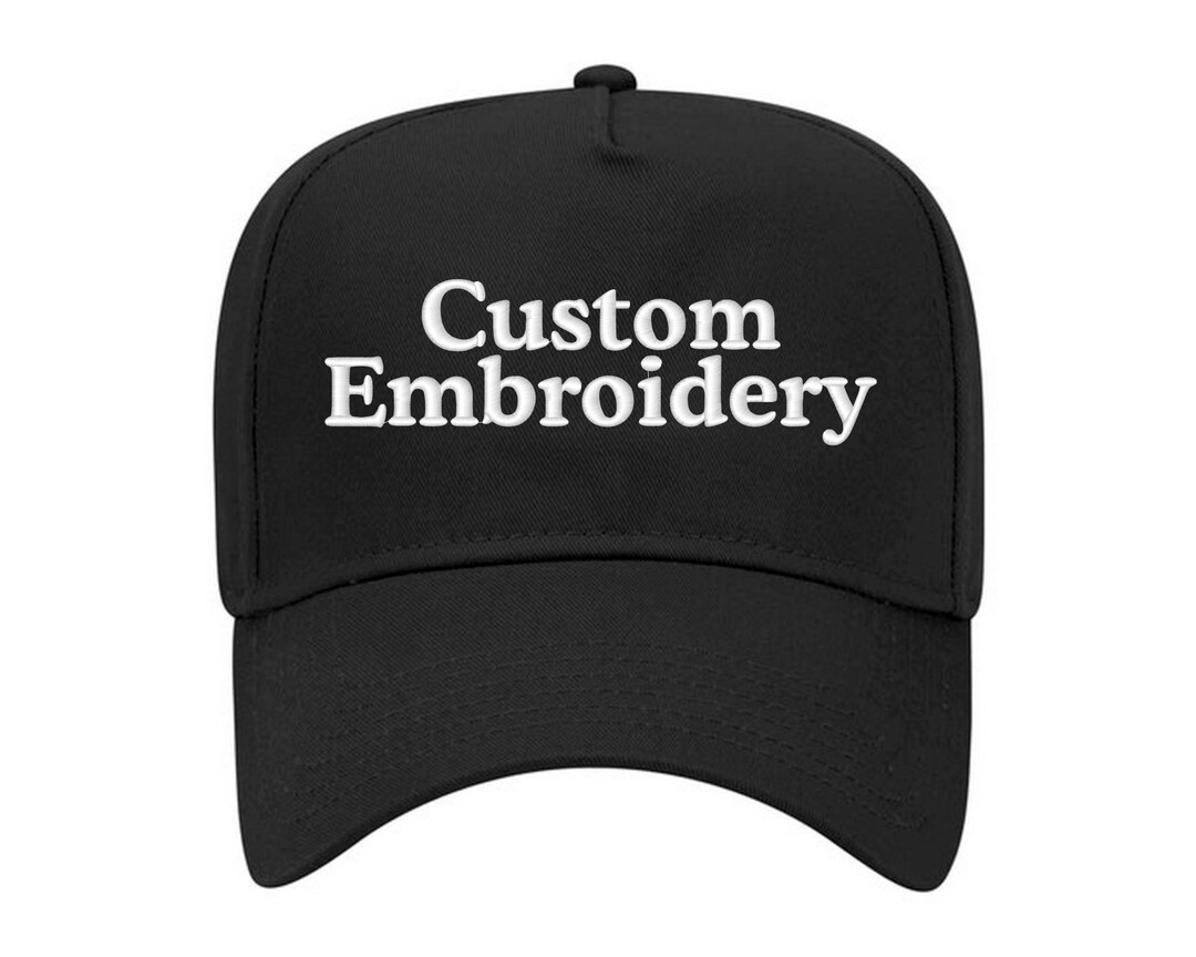 Personalized Embroidered Hat, Custom Letter Embroidered Cap, Retro ...
