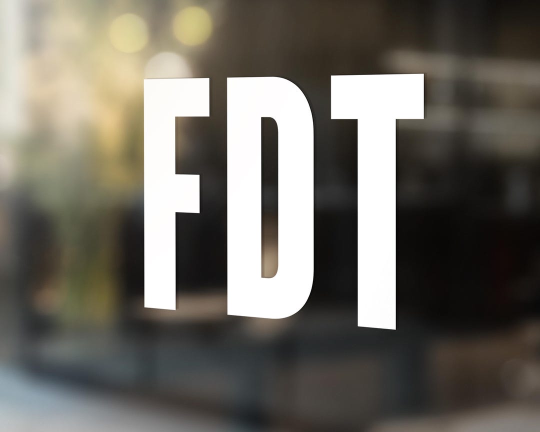 FDT Sticker, Funny Trump Car Window Decal, Bumper Sticker, Mirror Decal ...