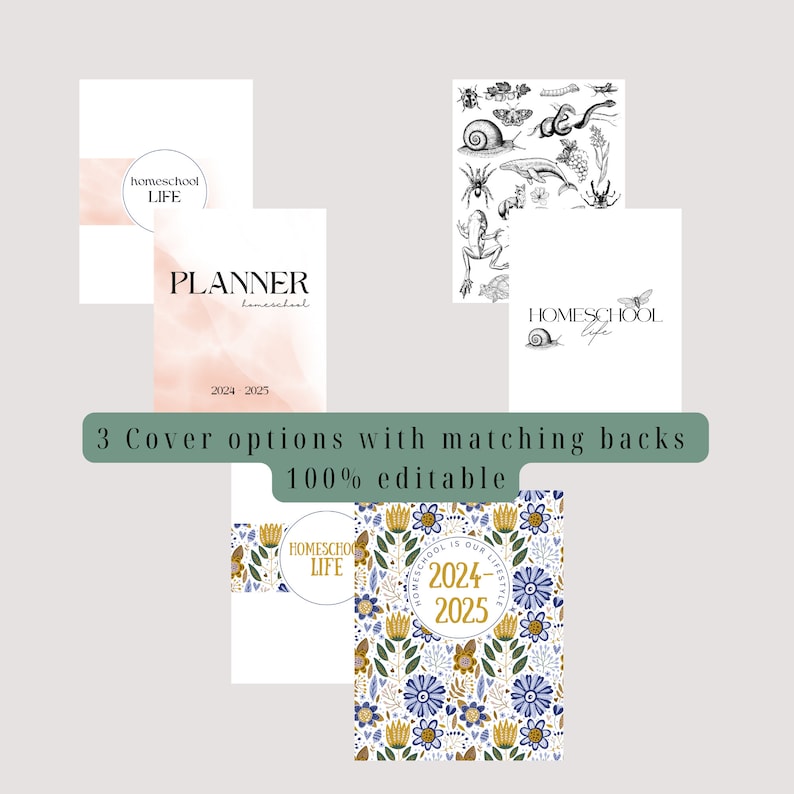 Editable Homeschool Planner, Charlotte Mason, Unit Study Planning ...