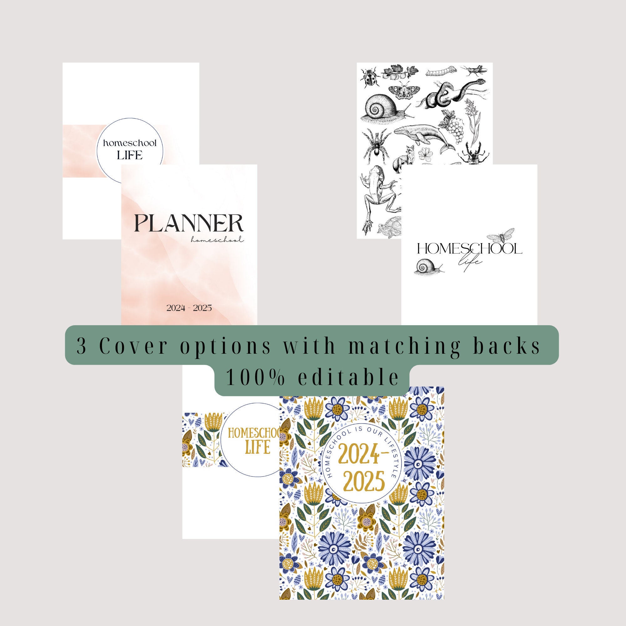Editable Homeschool Planner, Charlotte Mason, Unit Study Planning ...