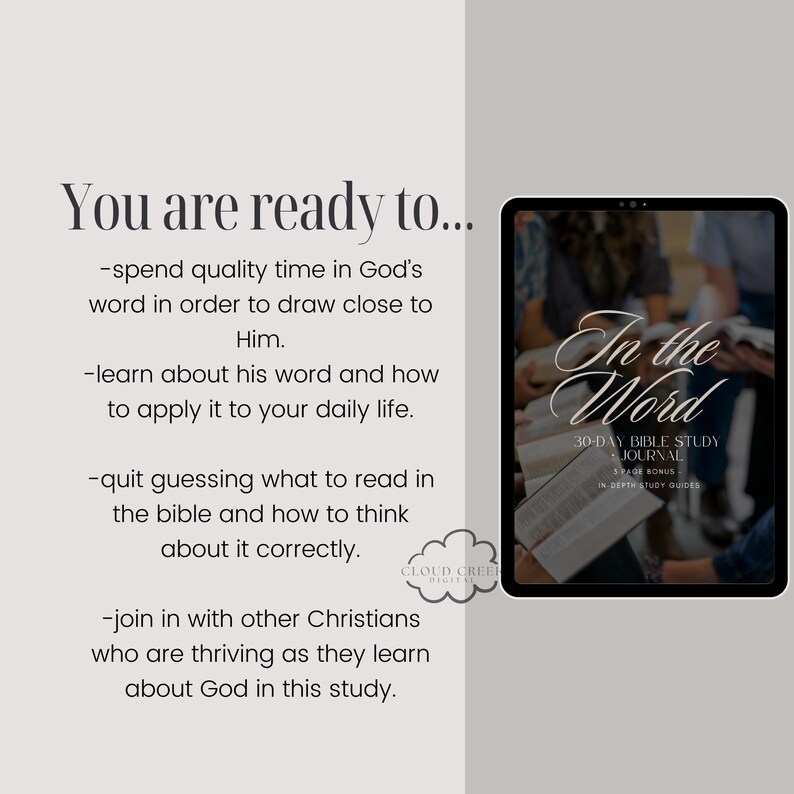 Bible Study Journal Guide, Printable Bible Study, Digital Bible Study ...