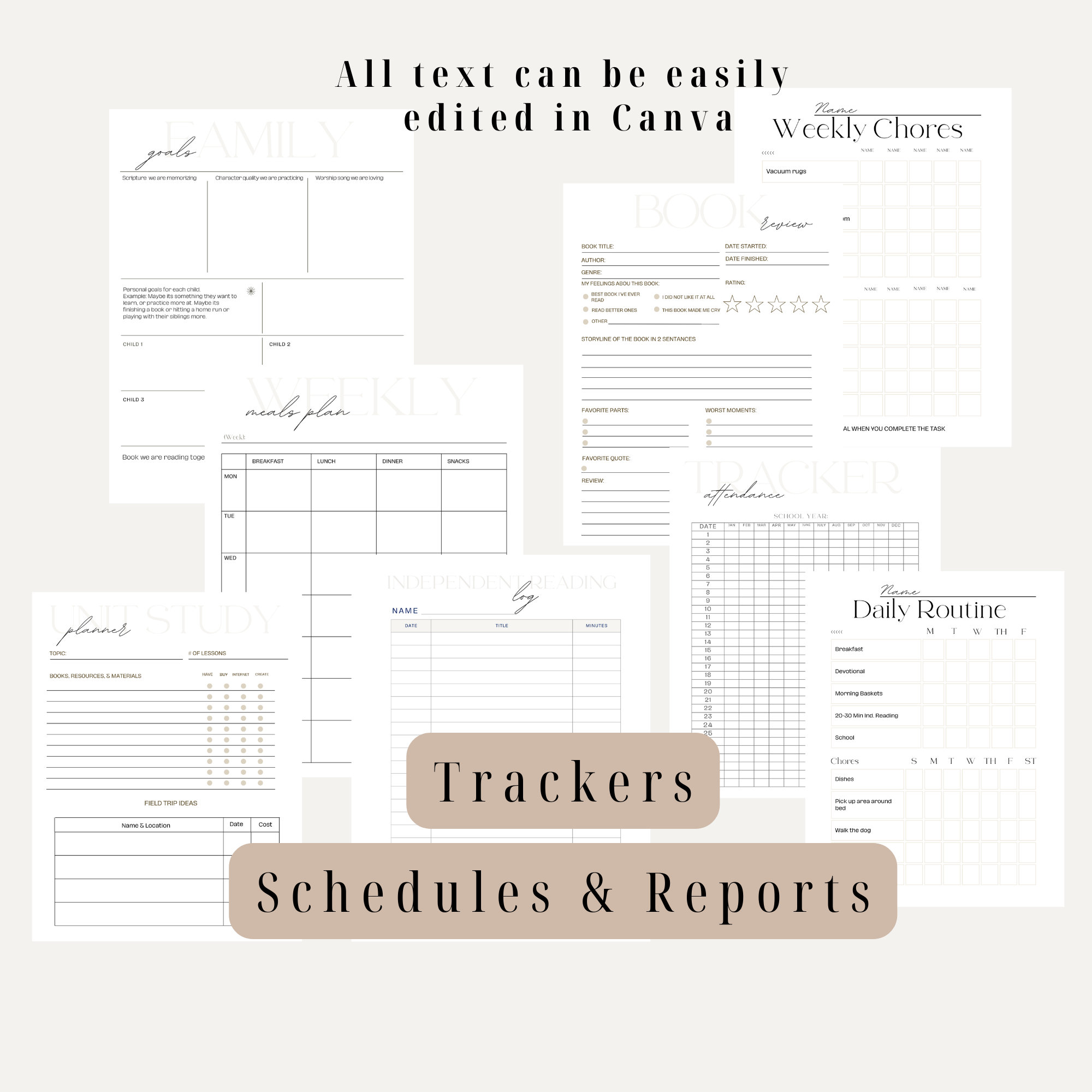 Ultimate Homeschool Planner, Charlotte Mason, Unit Study Planning, Multiple Children, Loop ...