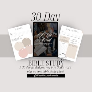Bible Study Journal Guide, Printable Bible Study, Digital Bible Study ...