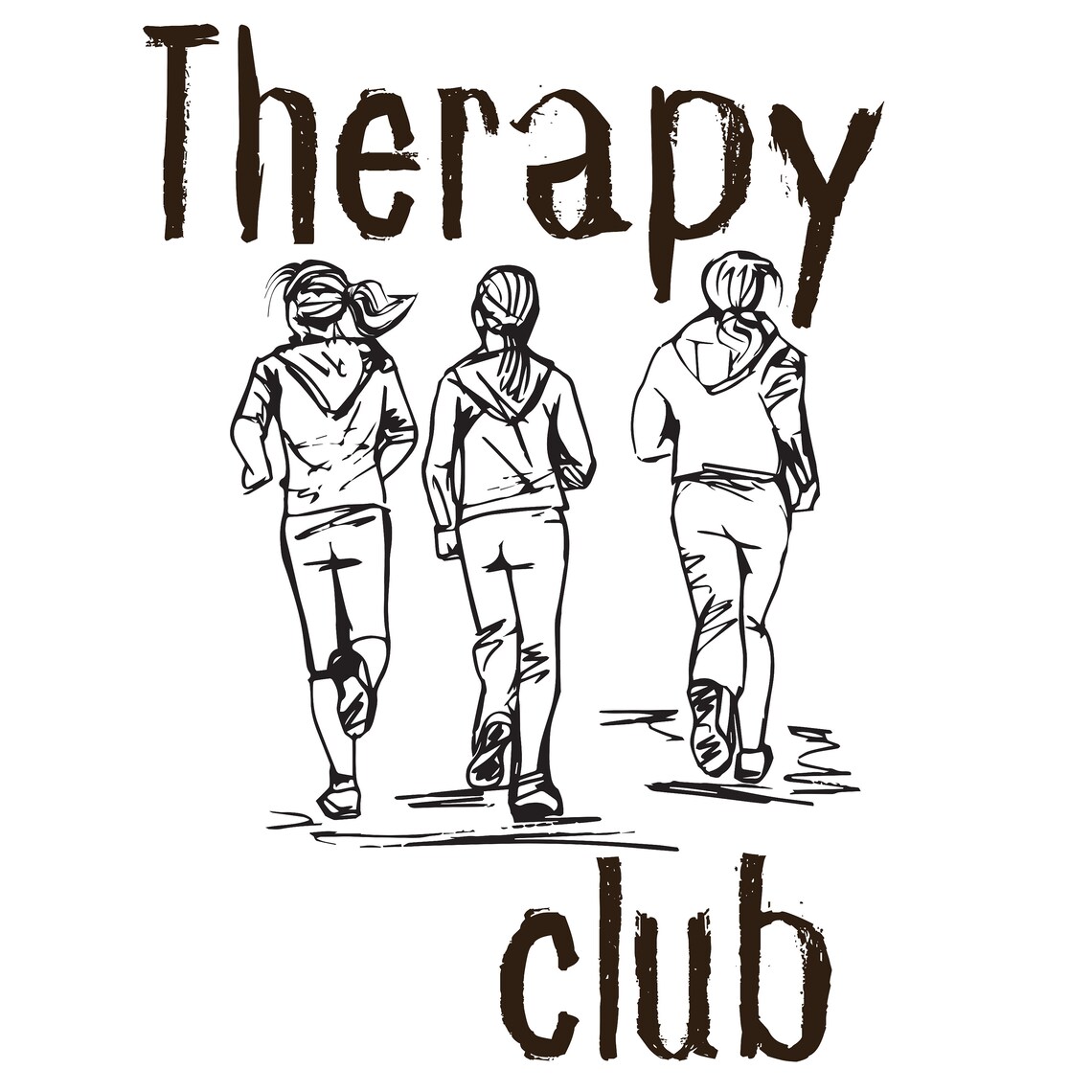 Run Therapy Png, Running Png, Runner Png, Marathon Png, Funny Running ...