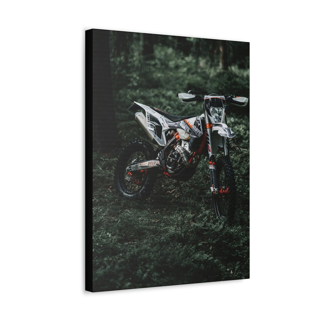 KTM Dirt Bike Canvas - Etsy