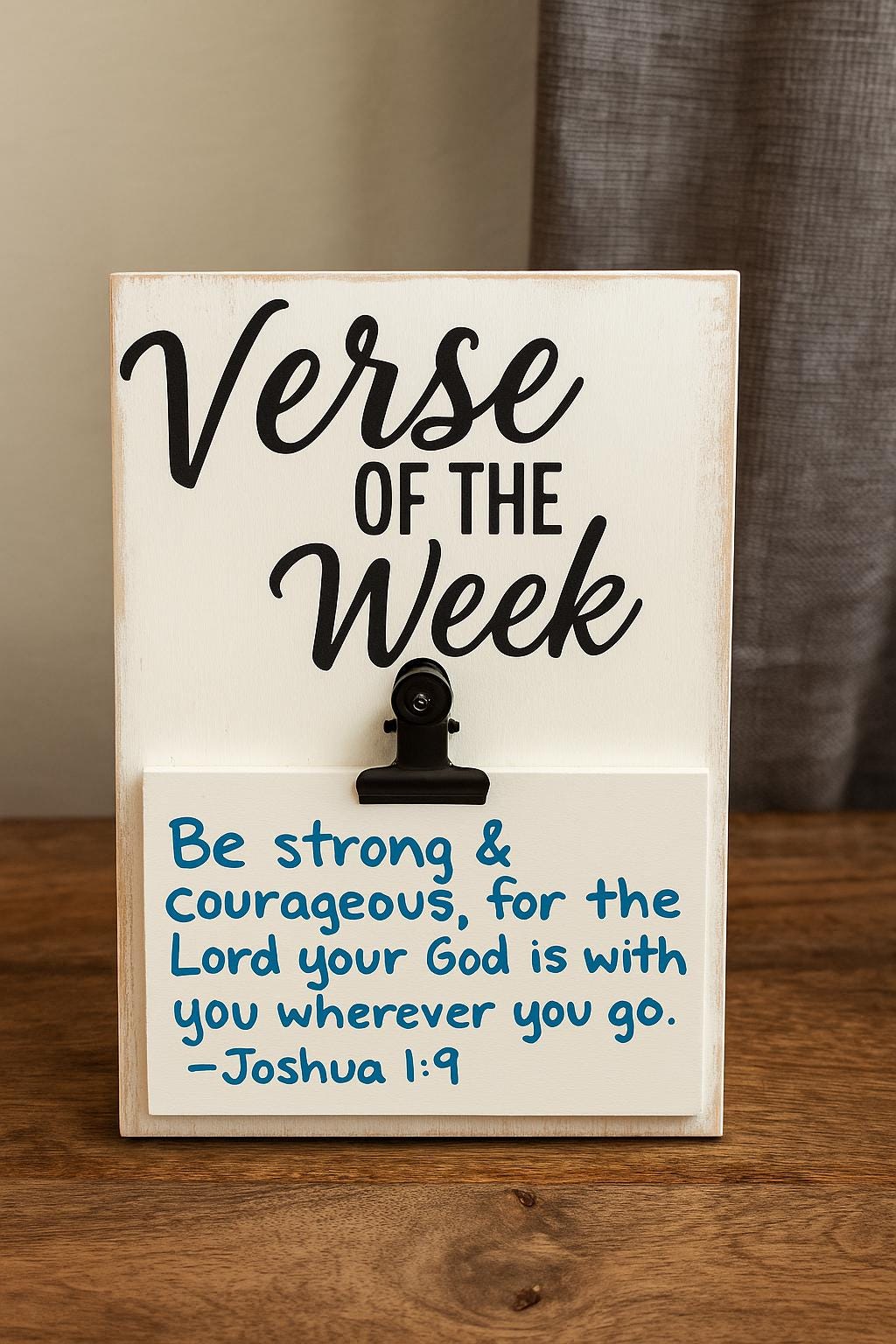 Handcrafted Verse of the Week Display: Christian Home Decor - Etsy