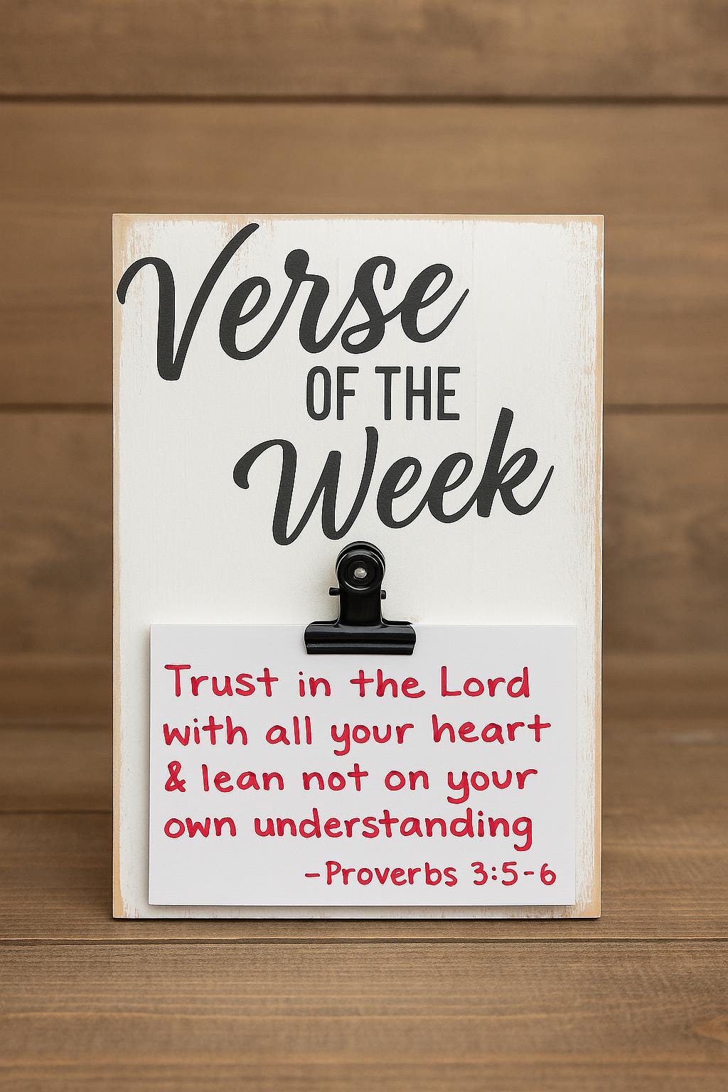 Handcrafted Verse of the Week Display: Christian Home Decor - Etsy