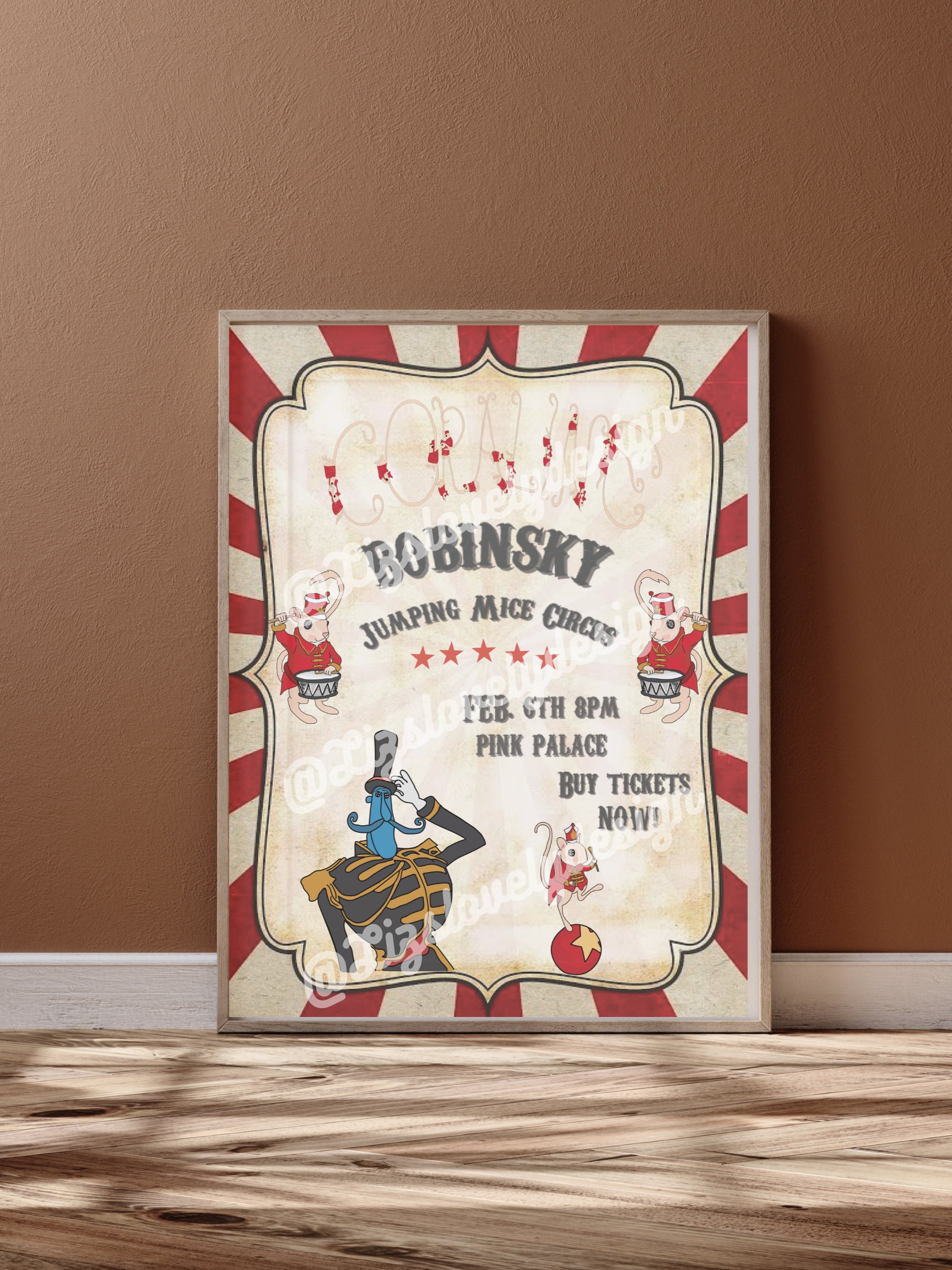Coraline Mr.bobinsky Jumping Mice Circus 18x24 Poster - Etsy