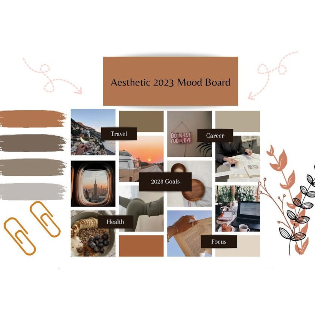 Digital Vision Aesthetic Mood Board - Etsy