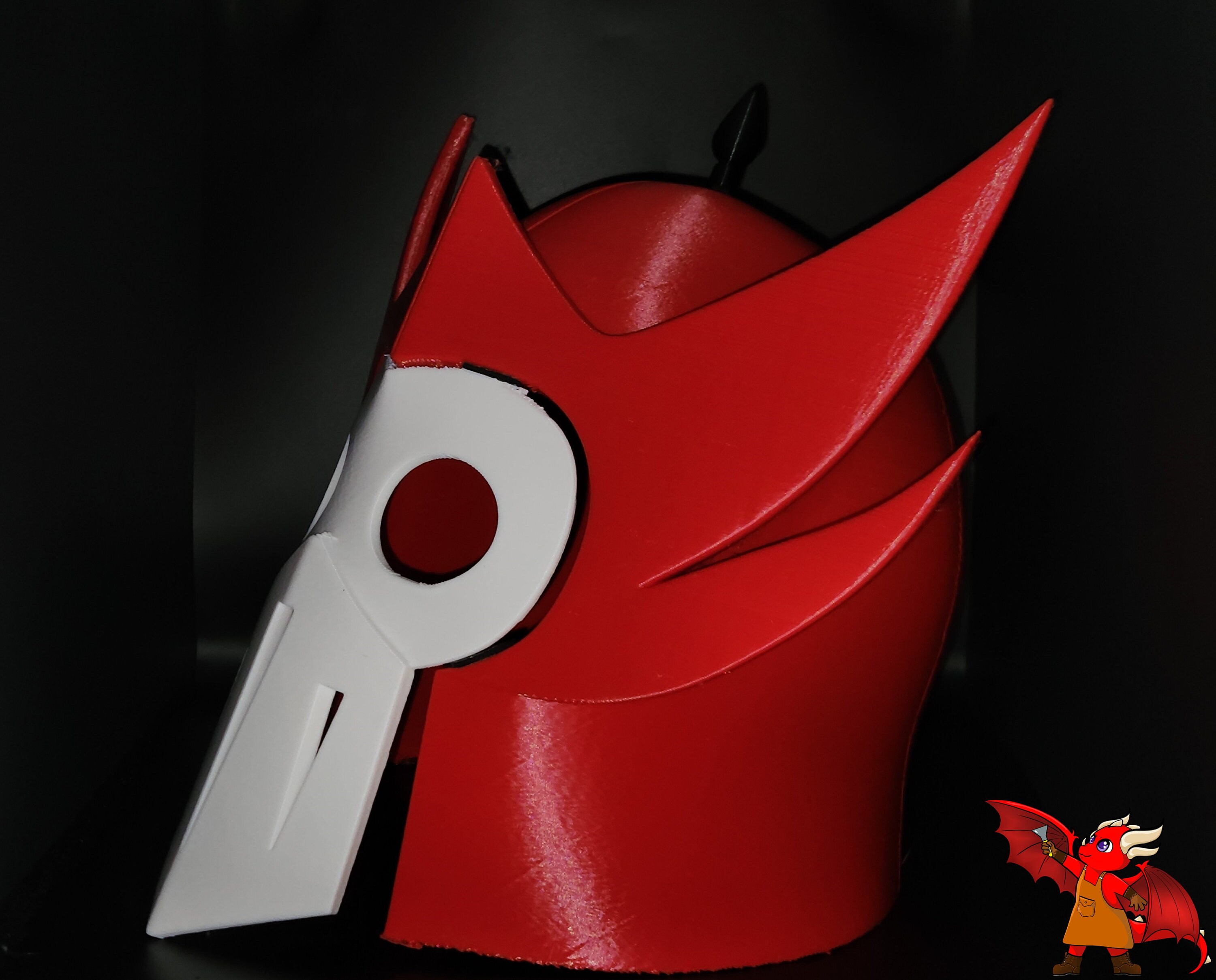 DIY Avatar Fire Nation Helmet 3D Print - Etsy
