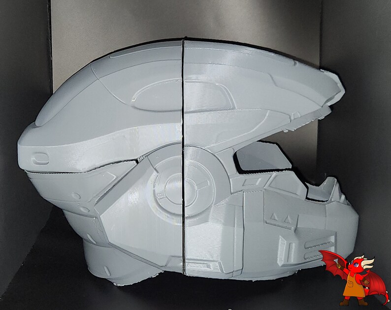 DIY Halo Reach Noble 6 Helmet 3D Print - Etsy