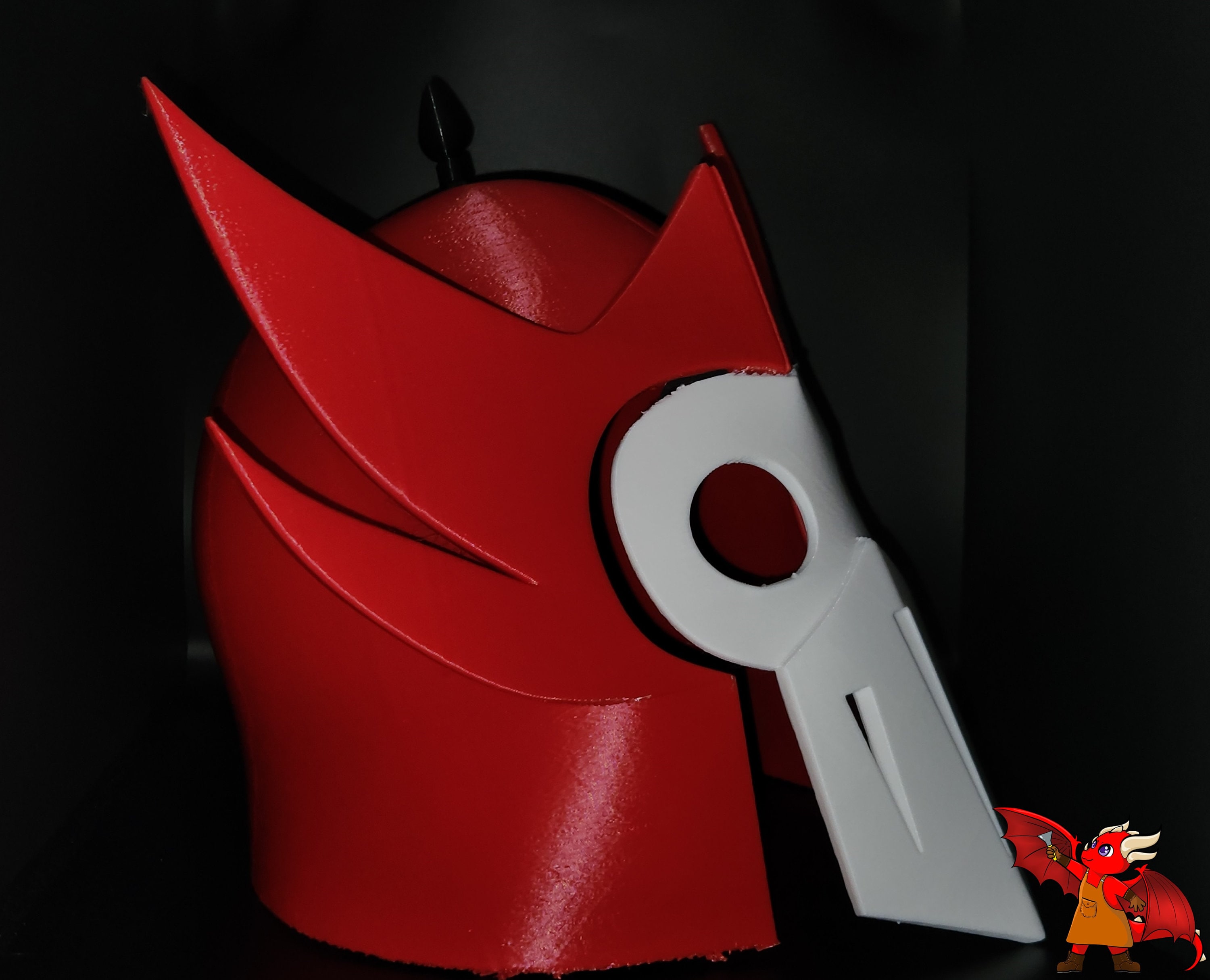 DIY Avatar Fire Nation Helmet 3D Print - Etsy