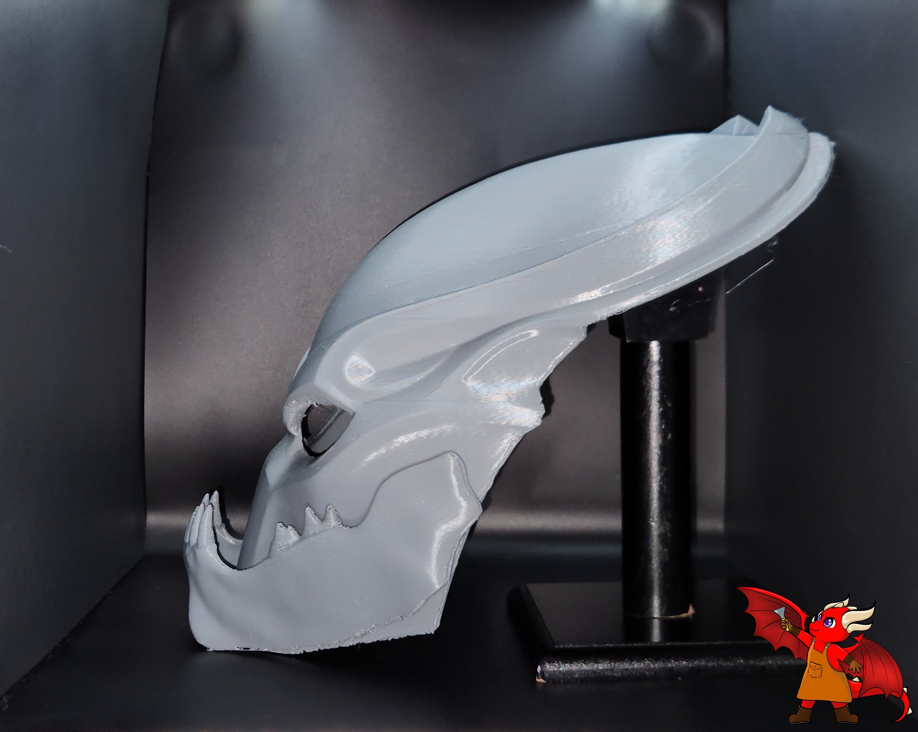 DIY Predator Berserker (mr. Black) Mask 3D Print - Etsy