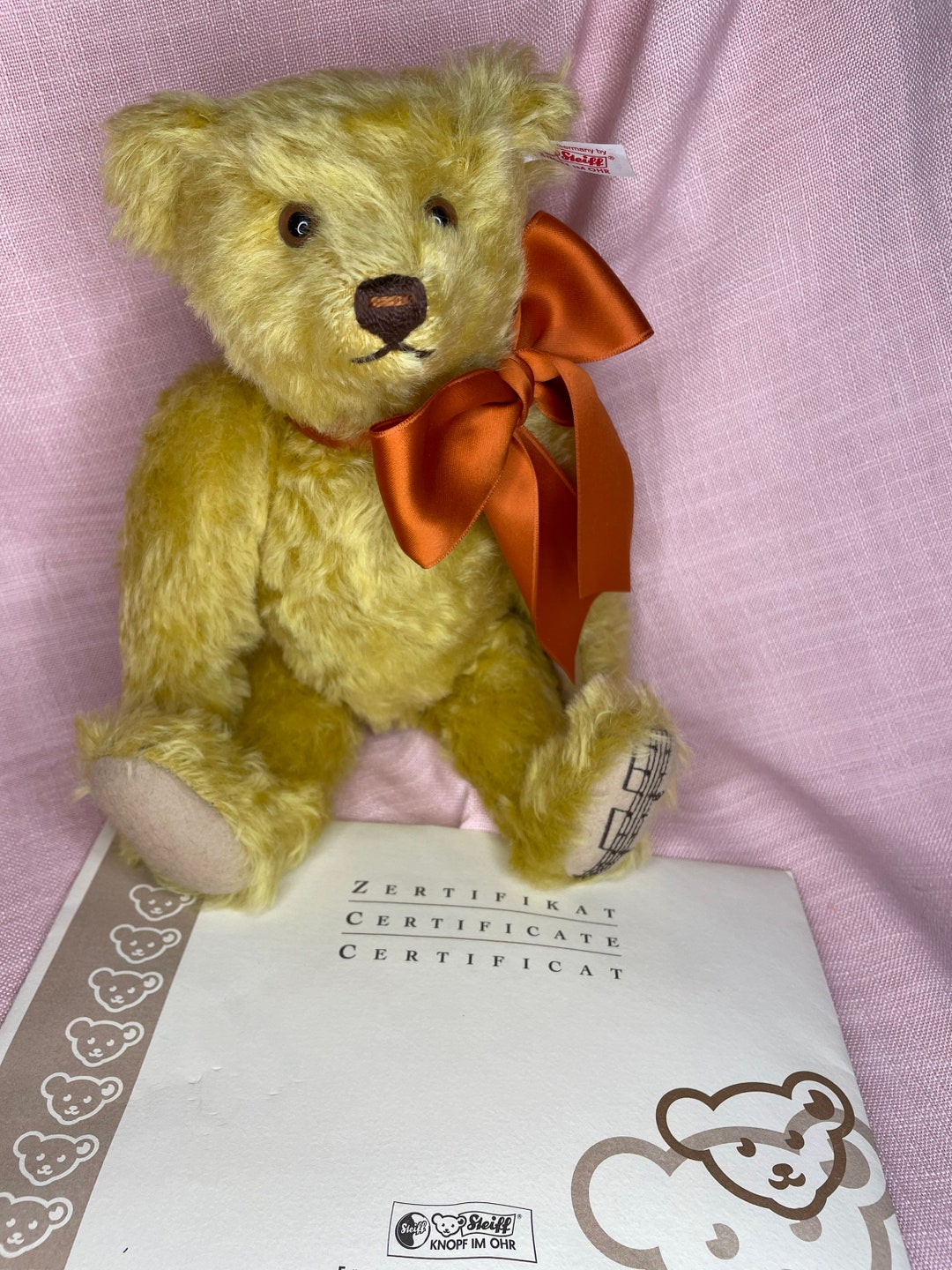 Steiff Musical ‘teddy Bears Picnic’ Bear - Etsy