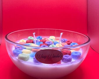 Fruit Loops Dessert Candle - Etsy