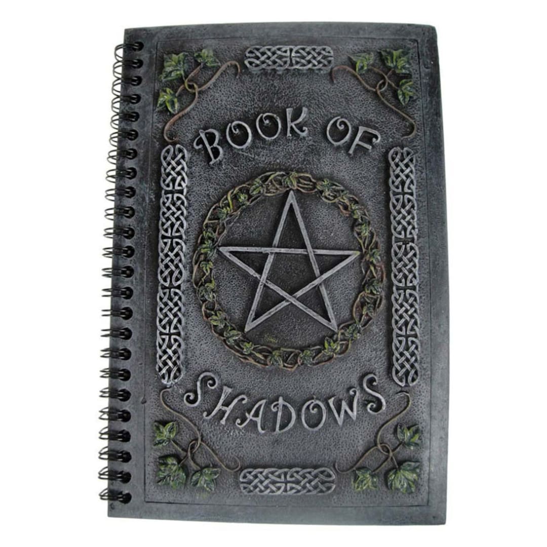 Ivy Book of Shadows Journal With Pentagram Resin Cover (22cm) - Etsy