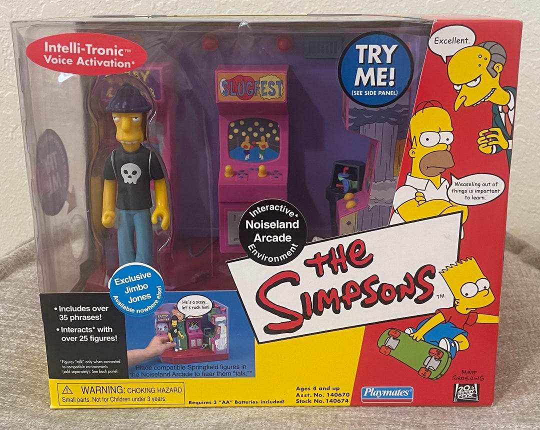 The Simpsons Exclusive Jimbo Jones Collectible With Interactive ...