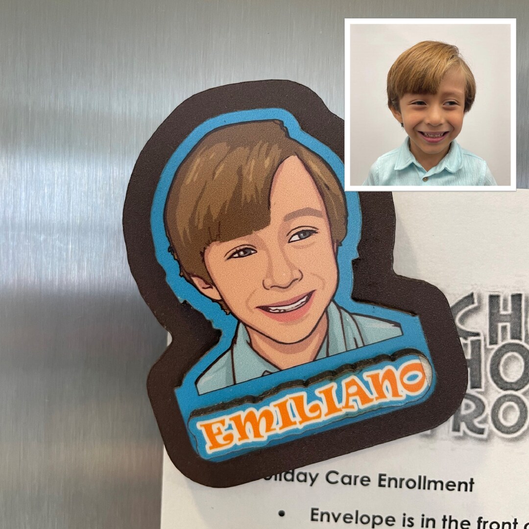 Custom Fridge Magnet, Custom Photo Magnets for Kids, Family Magnet for ...