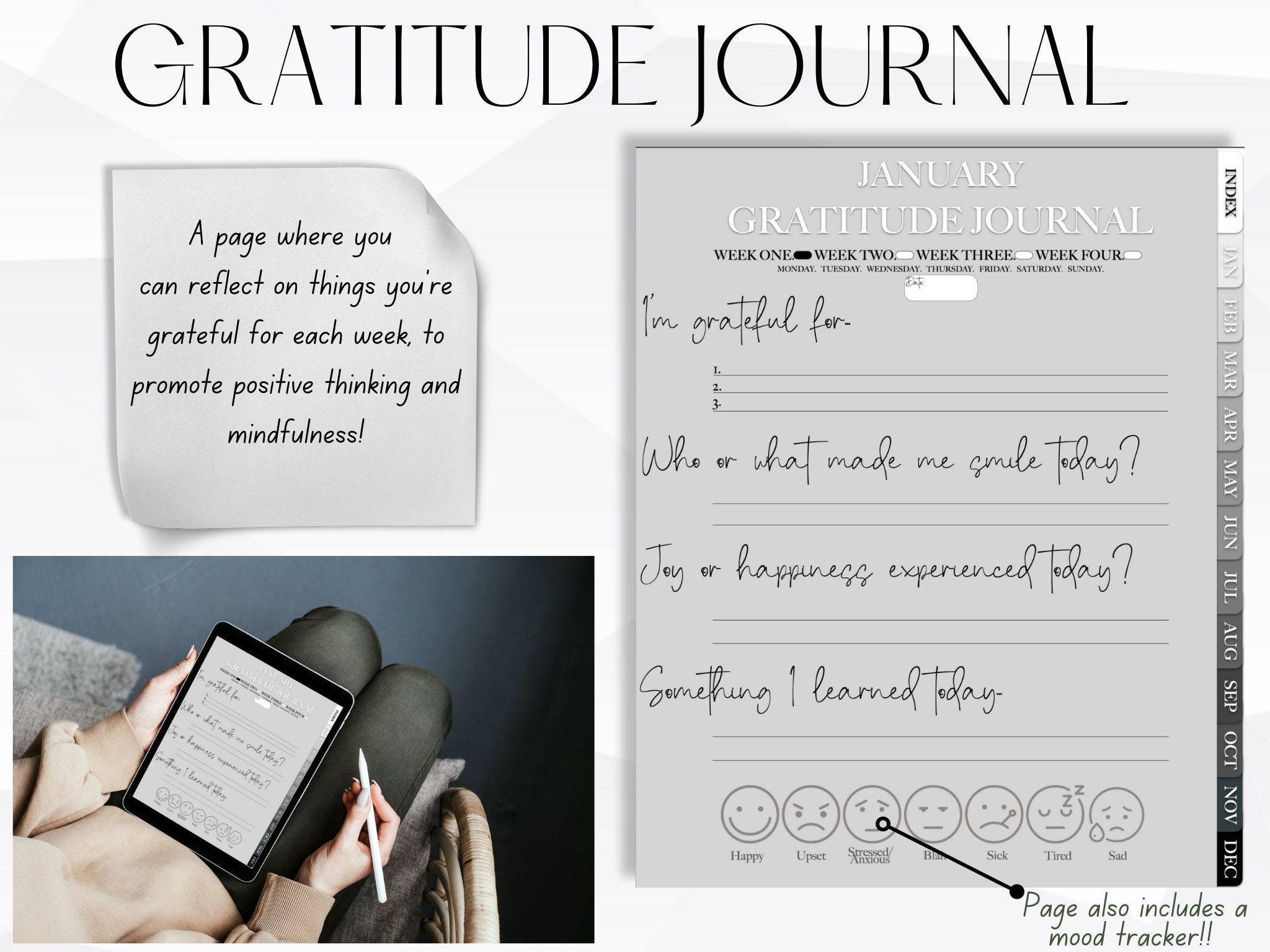 Undated Digital Planner, Goodnotes, Notability, Digital Products ...