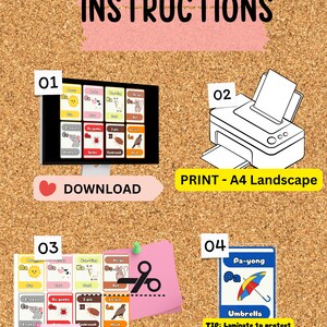 Abakada Flashcards, Filipino Alphabet Flashcards, Filipino Learning ...