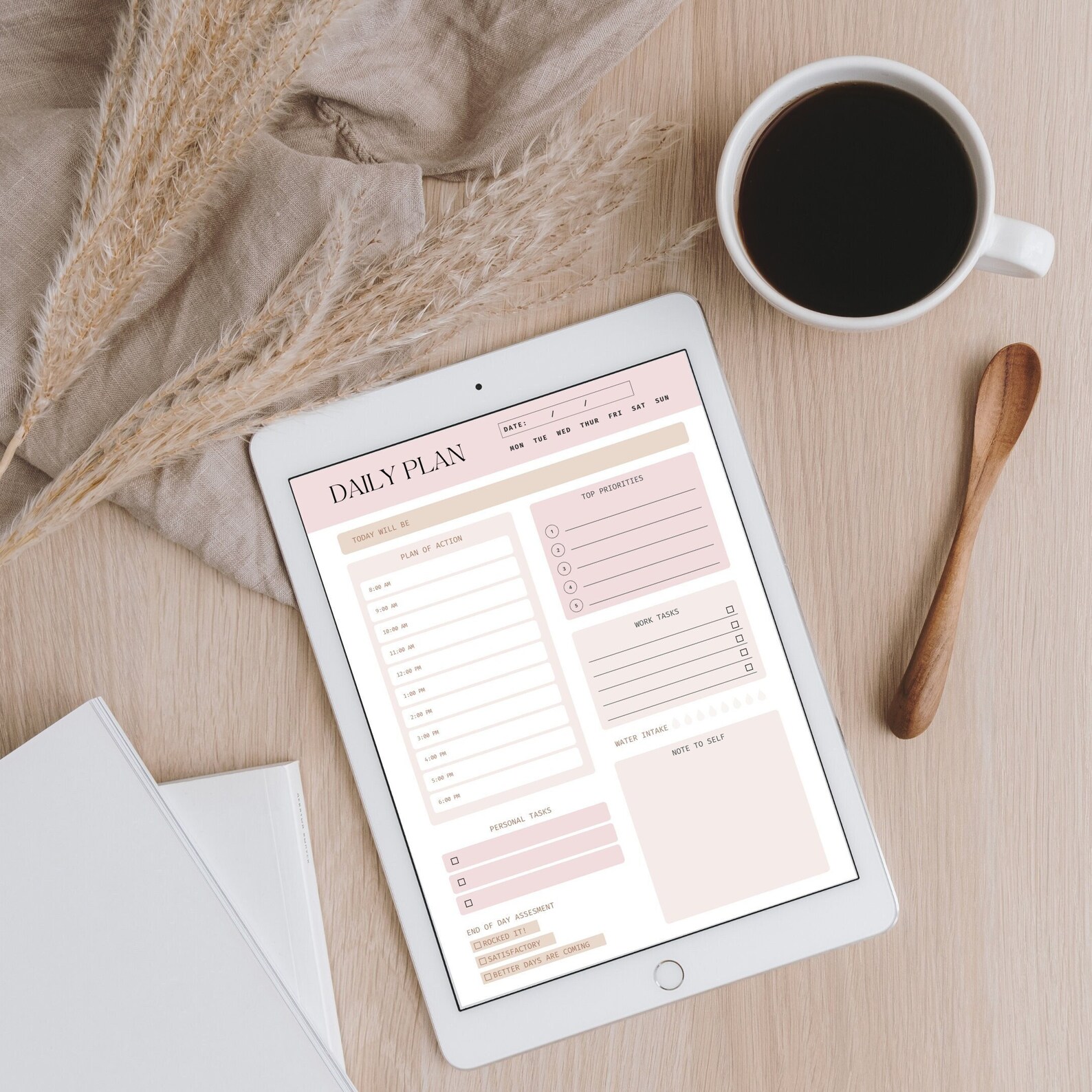 Daily Schedule Planner, Daily Schedule Template, Daily Plan, Plan of ...