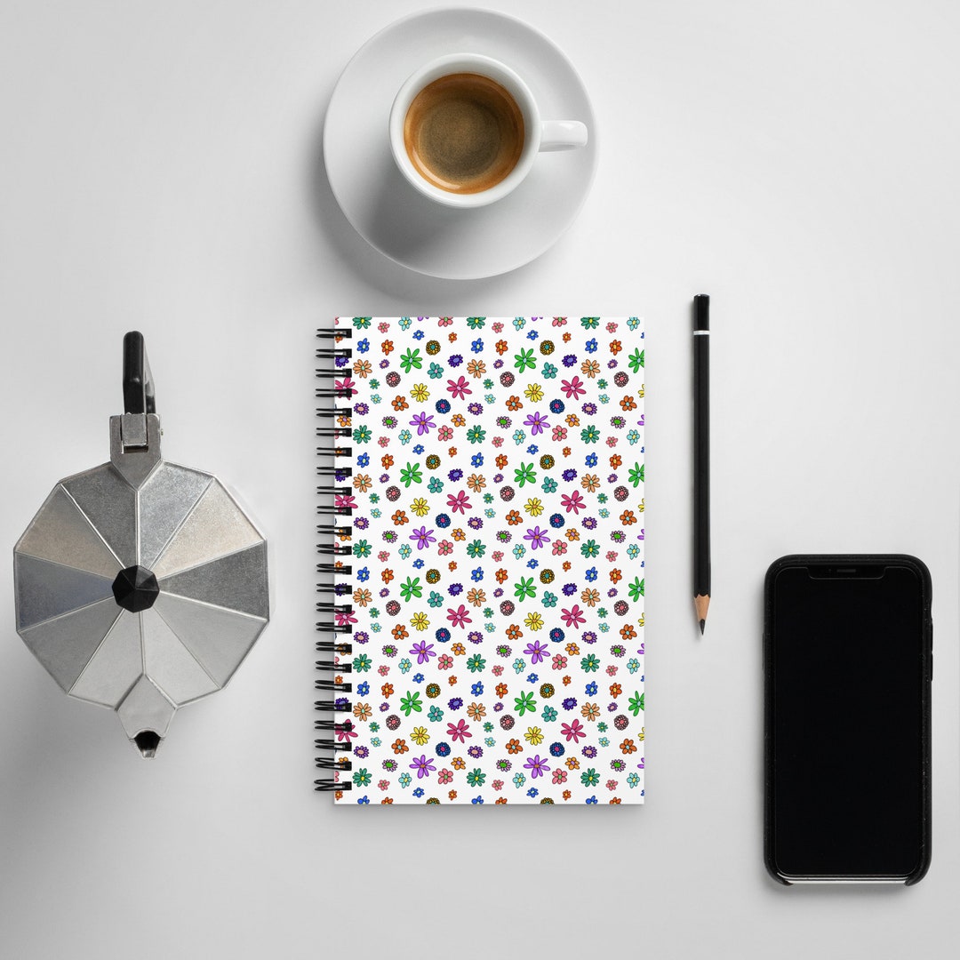 Flower Power - Spiral Notebook - Etsy