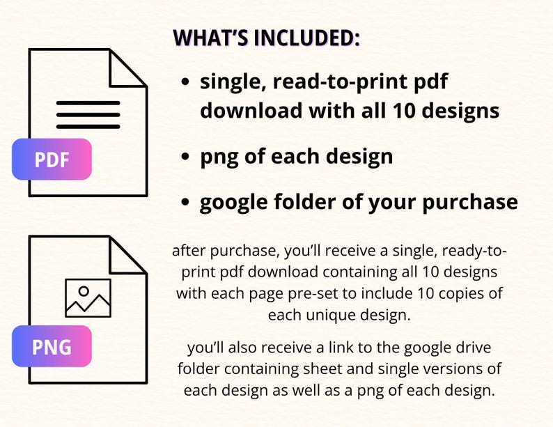 ATC ACEO Info Card Sheets: Printable Backside Designs (digital Download ...