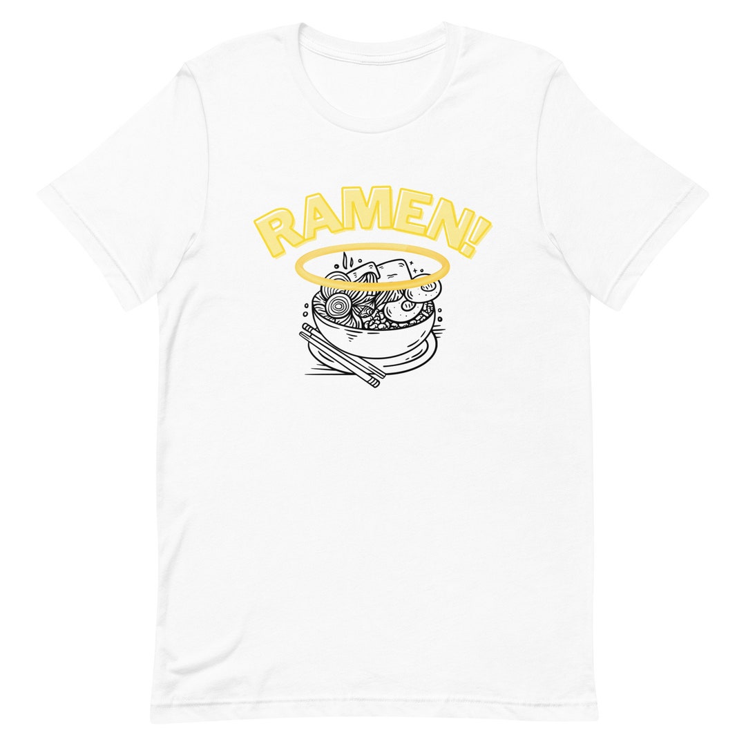 Holy Ramen T-shirt Design Ramen Noodles Pho Soba Amen Unisex Men Women ...