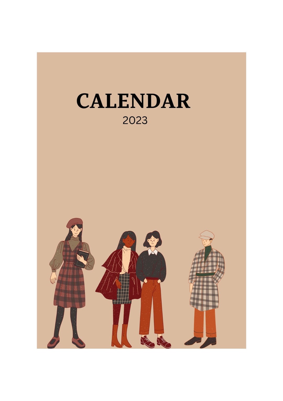 DIGITAL CALENDAR 2023 - Etsy