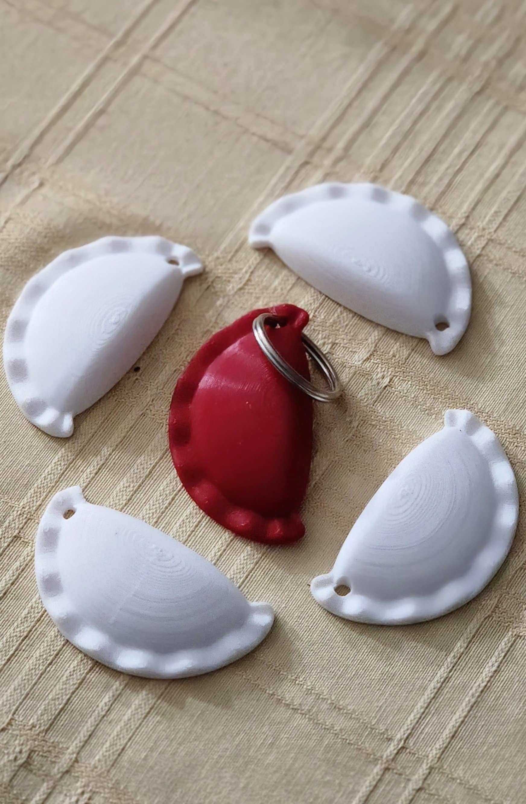 Pierogies Keychain Pierogi Polish Poland Polska 3D Printed - Etsy