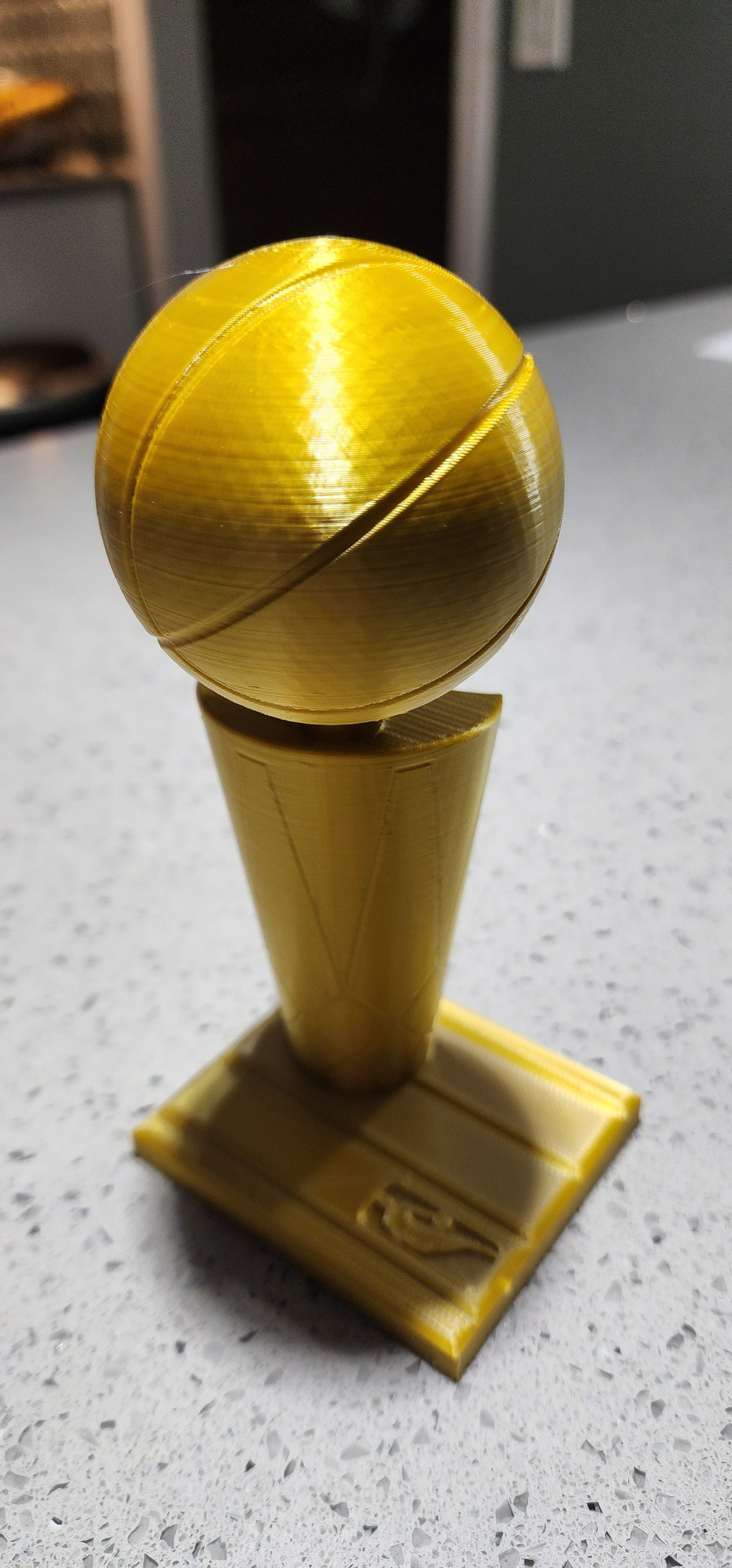 Replica Larry O'brien NBA Championship Trophy NBA Champions 3D Printed ...