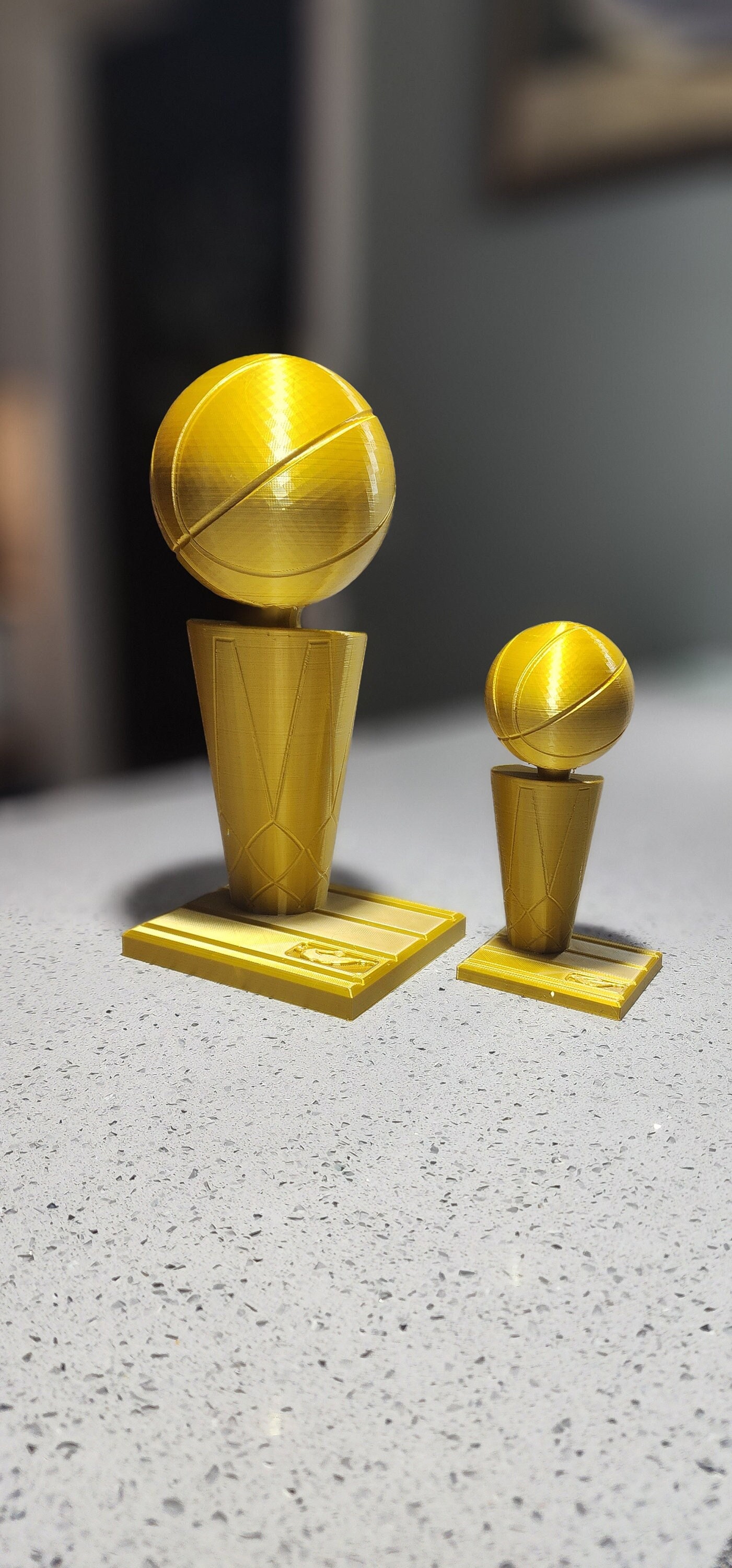 Replica Larry O'brien NBA Championship Trophy NBA Champions 3D Printed ...