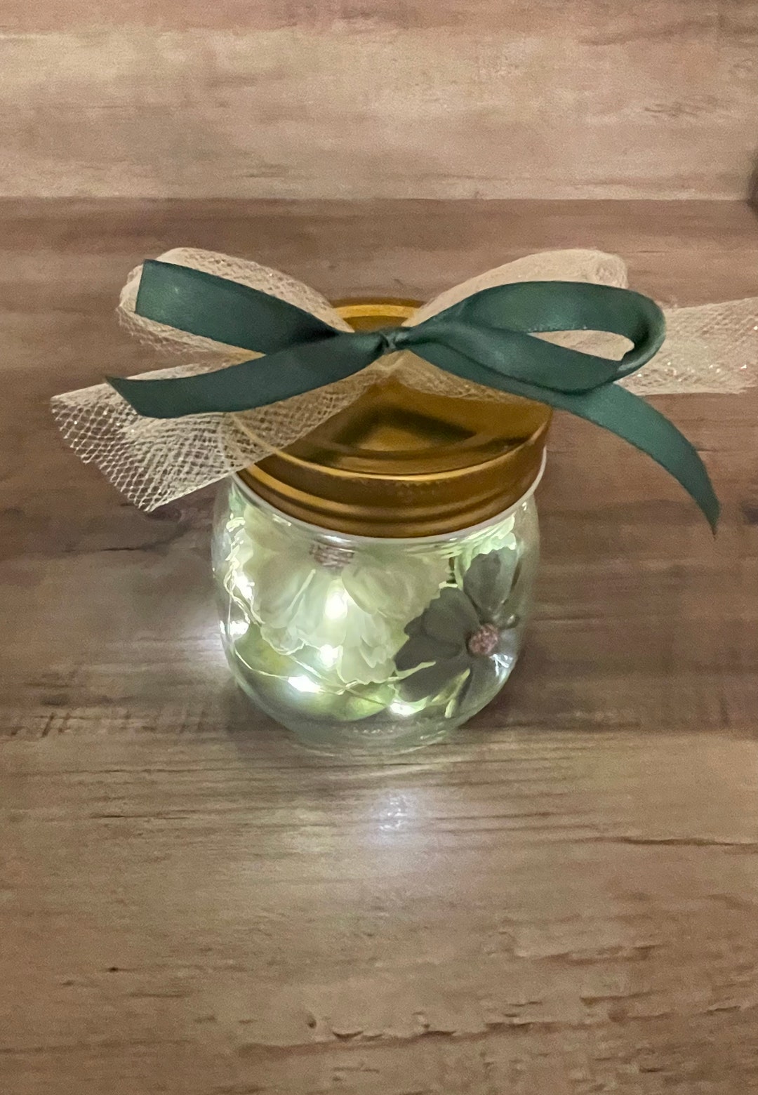 Gorgeous Small Hand-decorated Mason Jar With Hand Painted Beach Rocks ...