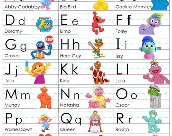 ABC Chart Printable Page | Printable Preschool Nursery Wall Art ...