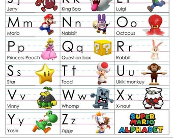 Pokemon ABC Chart Printable Page | Printable Preschool Nursery Wall Art ...