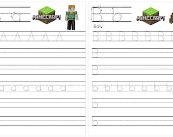 26 Super Mario Alphabet Worksheets, Upper & Lowercase, Preschool ...