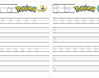 26 Super Mario Alphabet Worksheets, Upper & Lowercase, Preschool ...