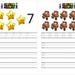 10 Super Mario Number Worksheets, Preschool, Kindergarten, Learning ...