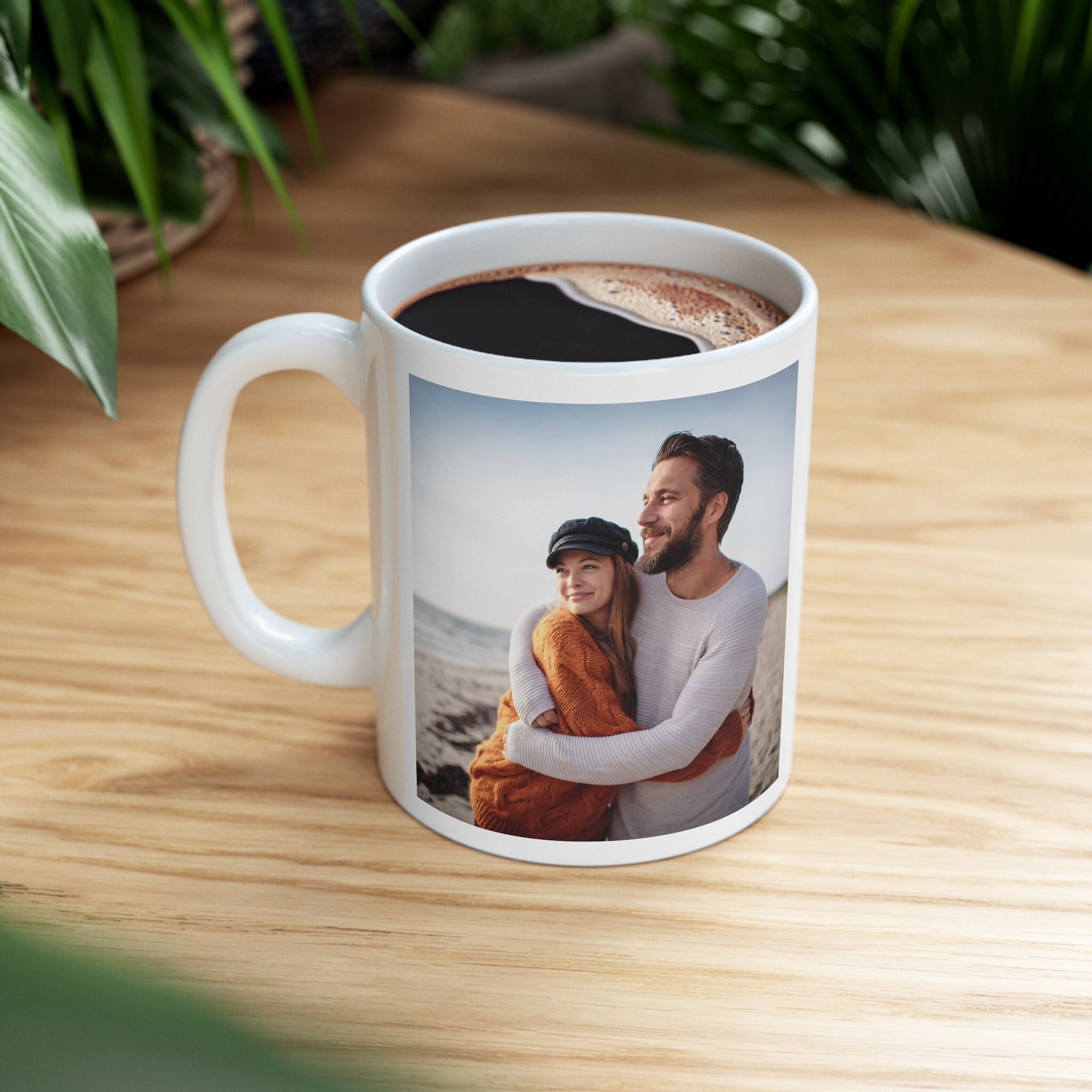 Personalized Photo Coffee Mug With Text Create Your Own - Etsy