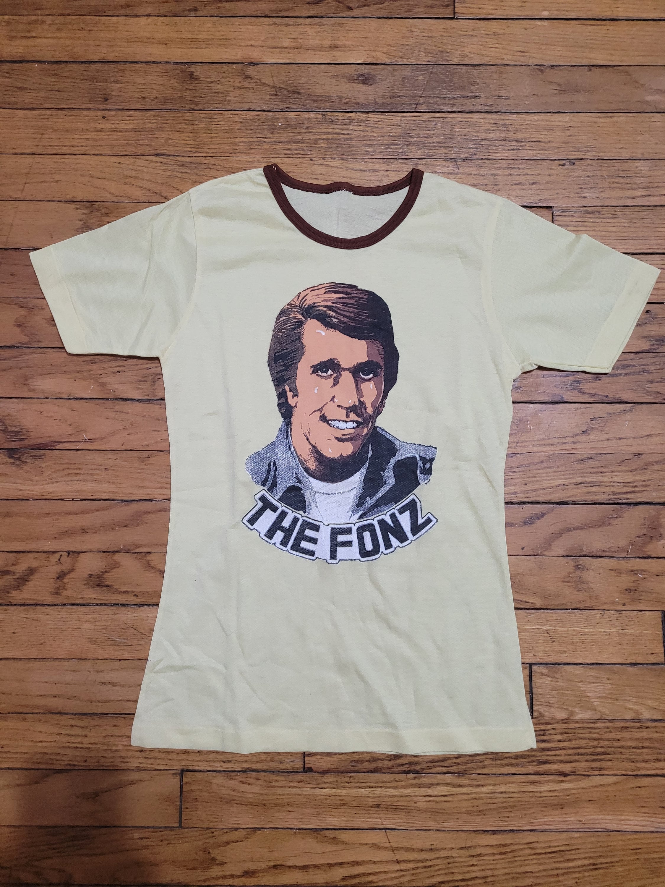 Vintage the Fonz Happy Days Small Ringer T Shirt - Etsy