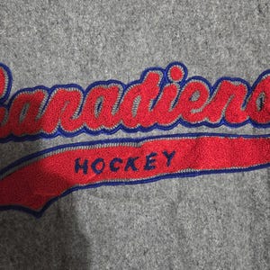Vtg 90s Starter XL Montréal Canadiens Wool Varsity Jacket Made in Korea ...