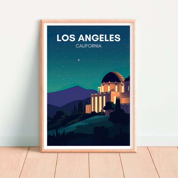 Griffith Observatory Poster - Etsy