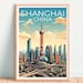 Shanghai Travel Poster, China Wall Art, China Print, Shanghai Poster ...