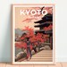 Kyoto Travel Poster, Japan Wall Art, Japan Print, Kyoto Poster, Japan ...