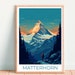 Matterhorn Travel Poster, Switzerland Wall Art, Switzerland Print ...