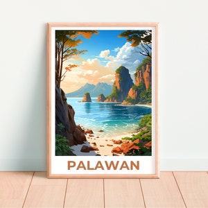 Palawan Poster, Palawan Print, Philippines Poster, Philippines Print ...