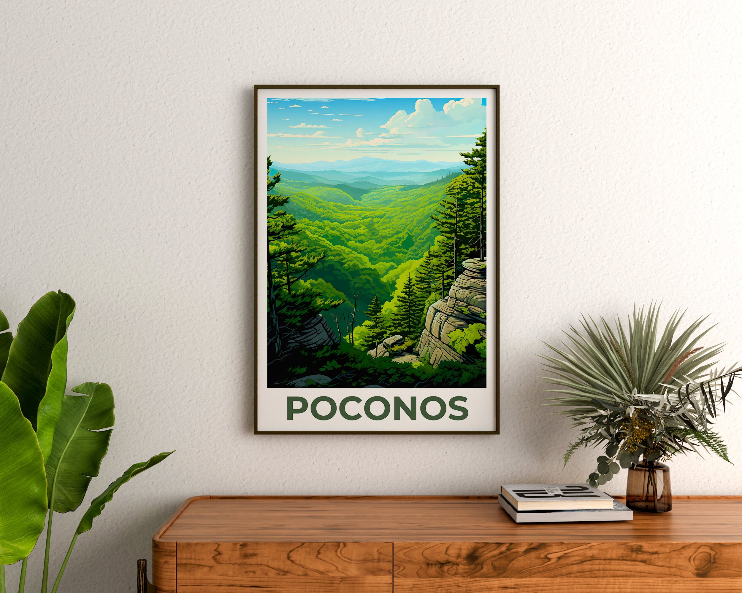 Poconos Poster, Poconos Print, Pennsylvania Poster, Pennsylvania Print ...
